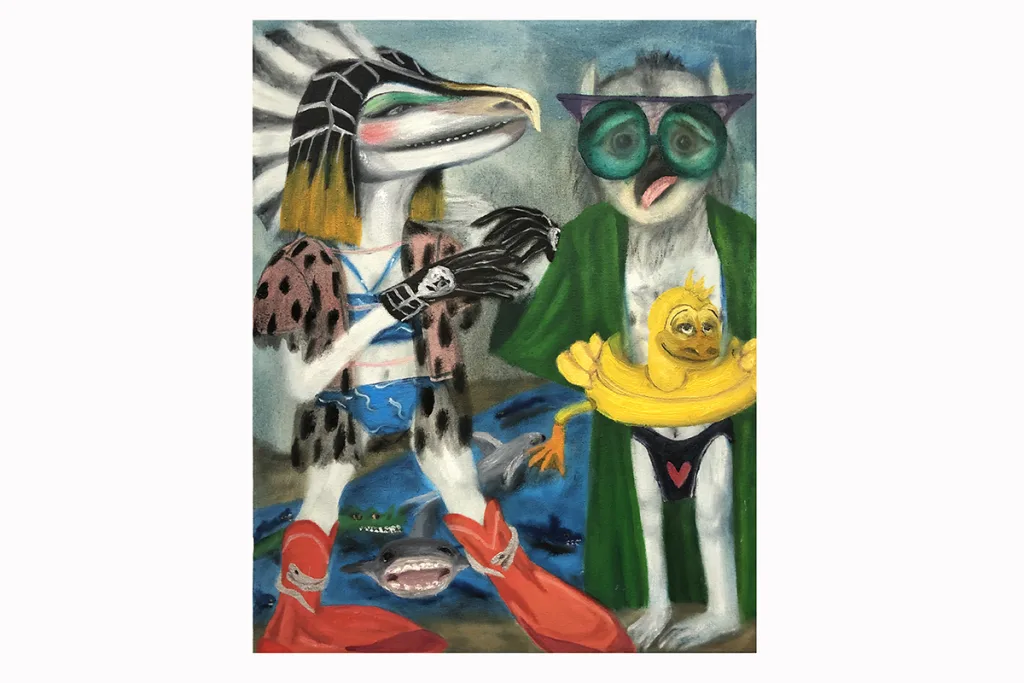 An oil painting by Lydia Maria Pfeffer